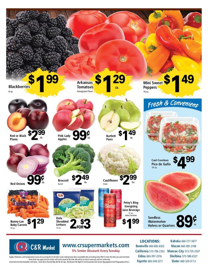 C&R Market - Kahoka | Ad Specials